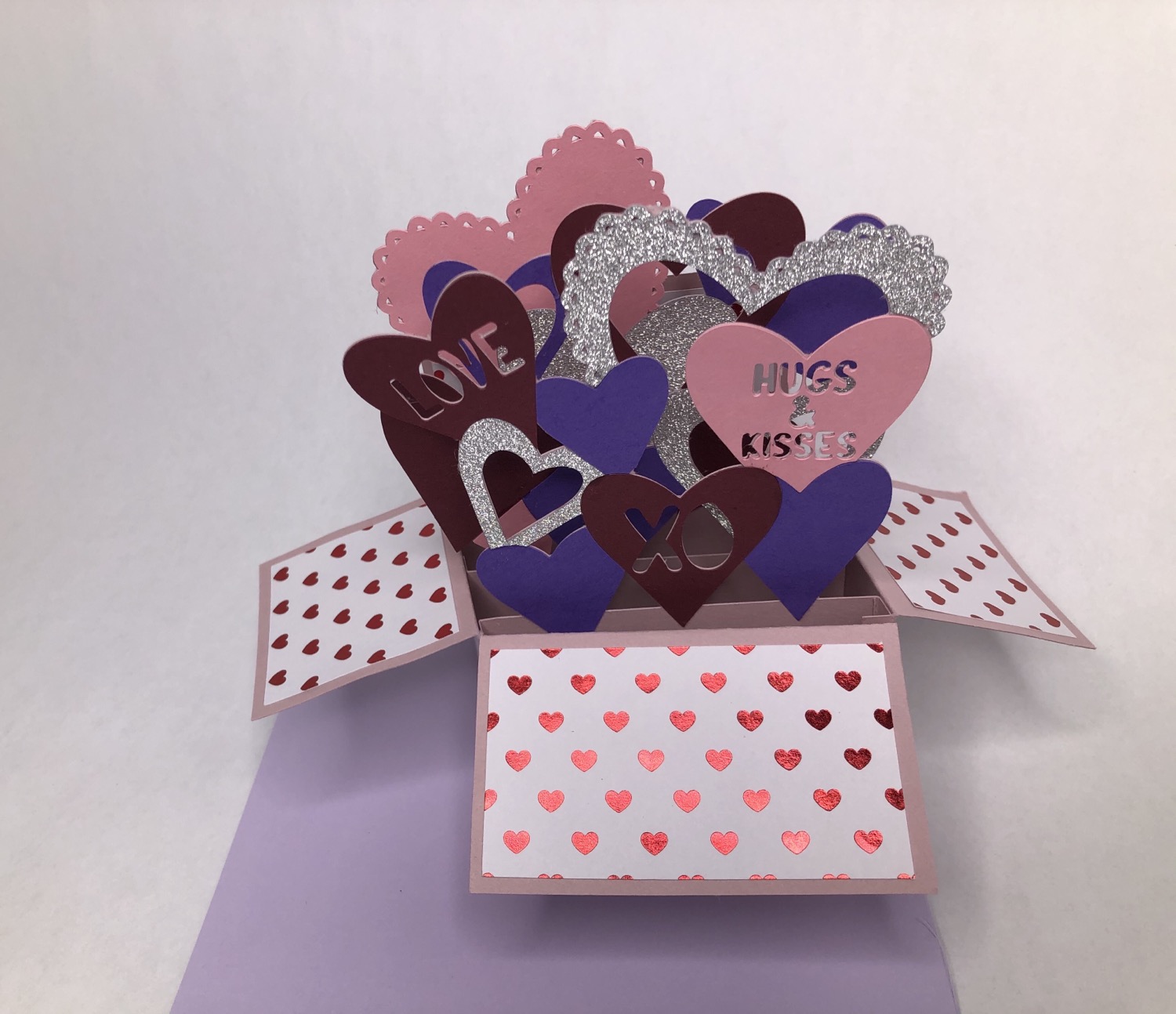 Heart Box Card SVG Assembly - Crafty Christie’s Creations