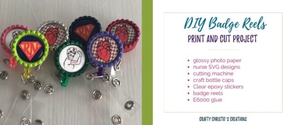 DIY Badge Reels - Crafty Christie’s Creations