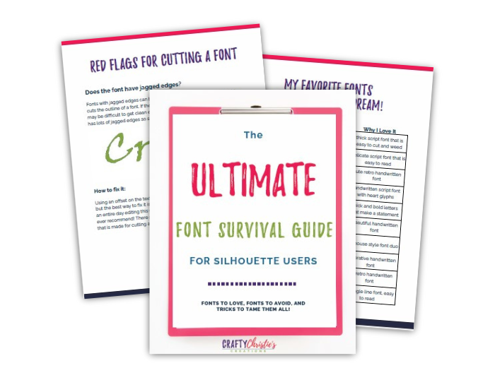 Ultimate Font Survival Guide - Crafty Christie’s Creations
