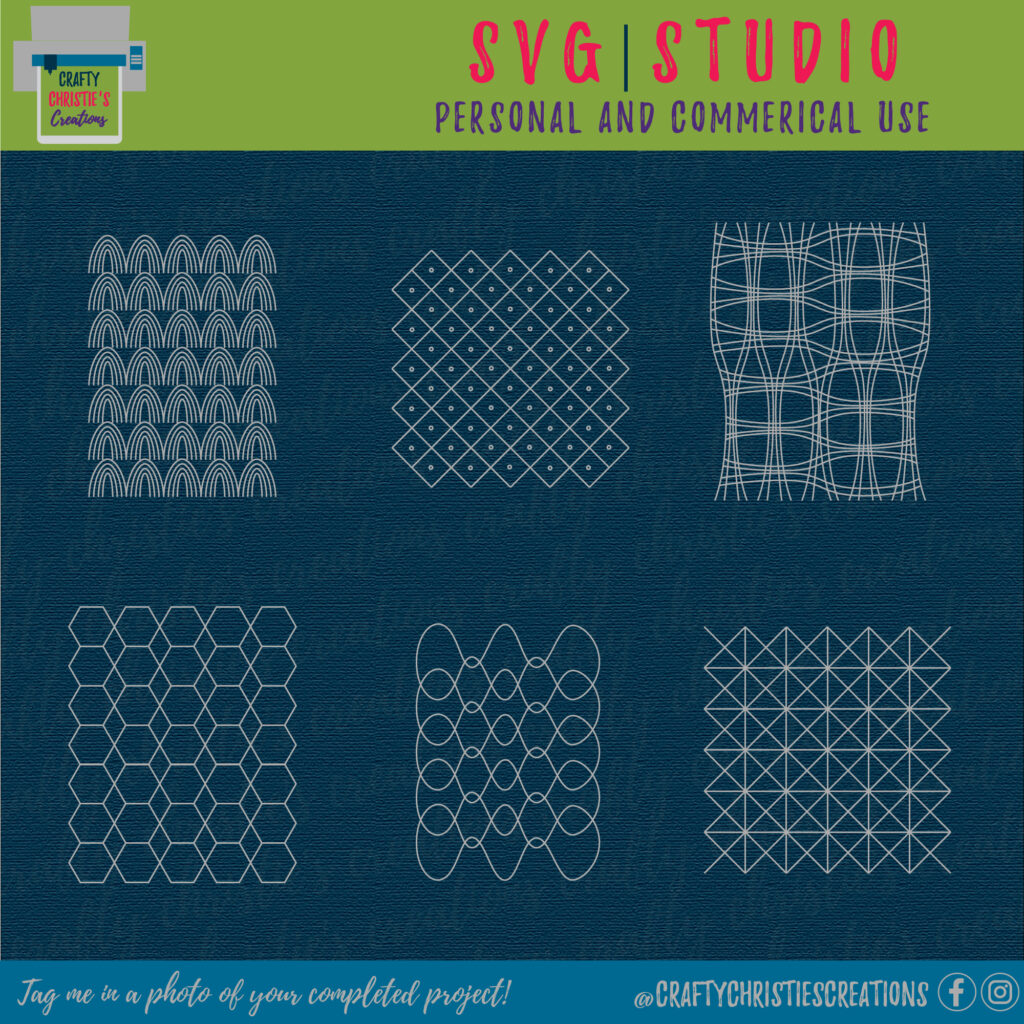 Geometric Line Art Bundle - Crafty Christie’s Creations