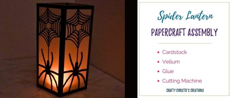 Spider Tealight Lantern - Crafty Christie’s Creations